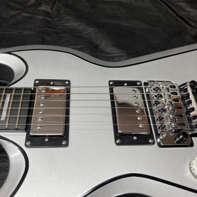 Dean Split Tail Metallic Silver w/ Black Pin Stripe Lefty | Reverb