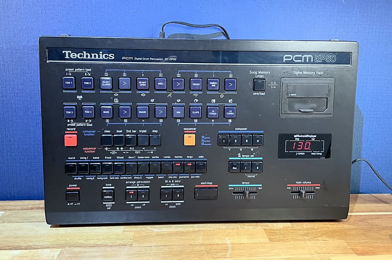 Technics PCM DP50 Extremely Rare Vintage Drum Machine | Reverb