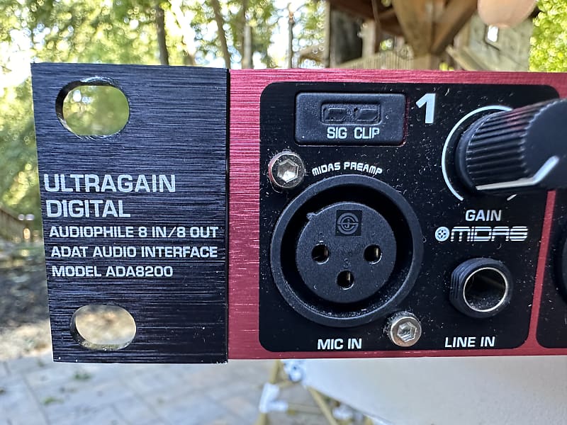 Behringer ULTRAGAIN DIGITAL AUDIOPHILE 8 IN/8 OUT ADAT AUDIO | Reverb