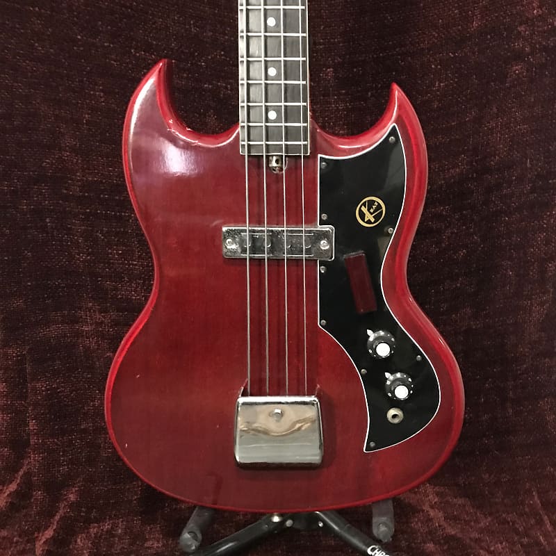 Kay K-1B Bass Guitar - Black Foil Pickup - 30 Inch Scale - | Reverb