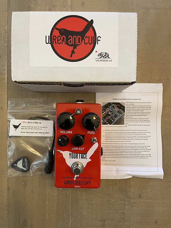 Wren and Cuff Your Face Hot Germanium 60's Fuzz Custom Shop | Reverb