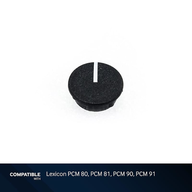 Black Knob Cap for Lexicon PCM 80, PCM 81, PCM 90, PCM 91 | Reverb