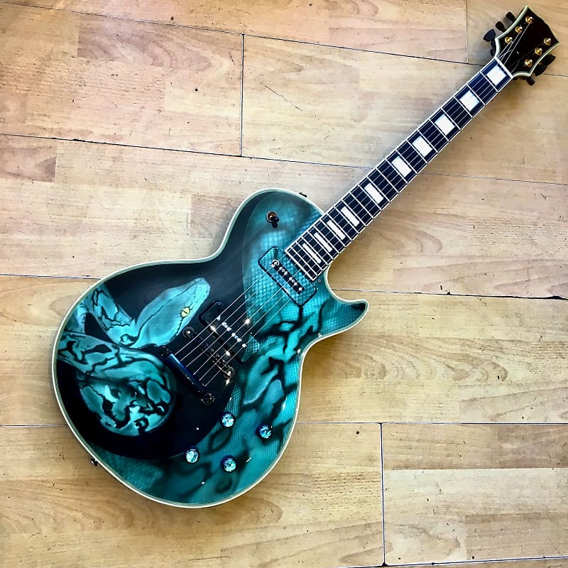 Unbranded Les Paul Copy Late 70's to Early 80's - Snake Spray | Reverb