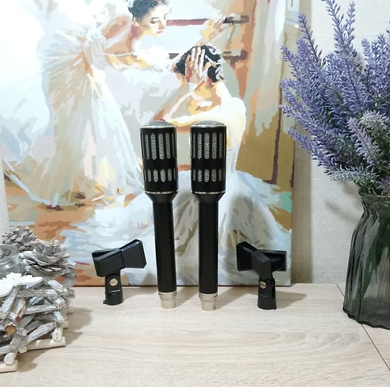 Neumann RFT Gefell PM750 P48 Vtg Condenser Microphones pair | Reverb