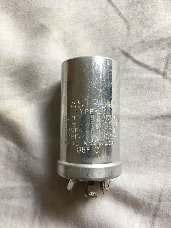 Astron *NOS - Vintage* Octal Plug-In Can Capacitors Tube Amp | Reverb
