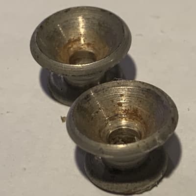 Fender Stratocaster/Telecaster Strap Buttons 60s - Nickel | Reverb