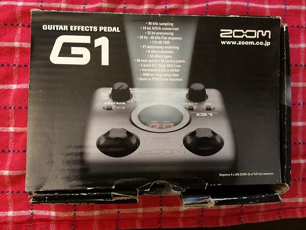 Zoom G1 Multi Multi-Effect Pedal mid-2000s Grey | Reverb