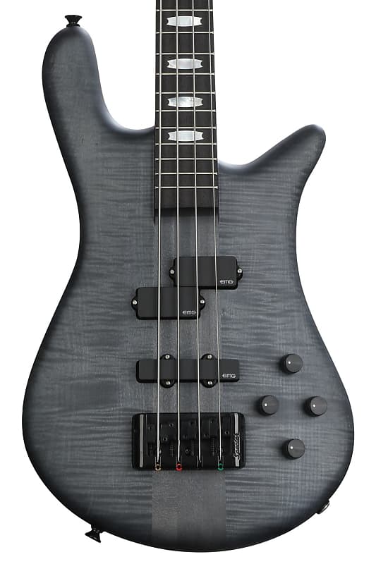 Spector Euro 4 LX Electric Bass Guitar - Black Stain | Reverb