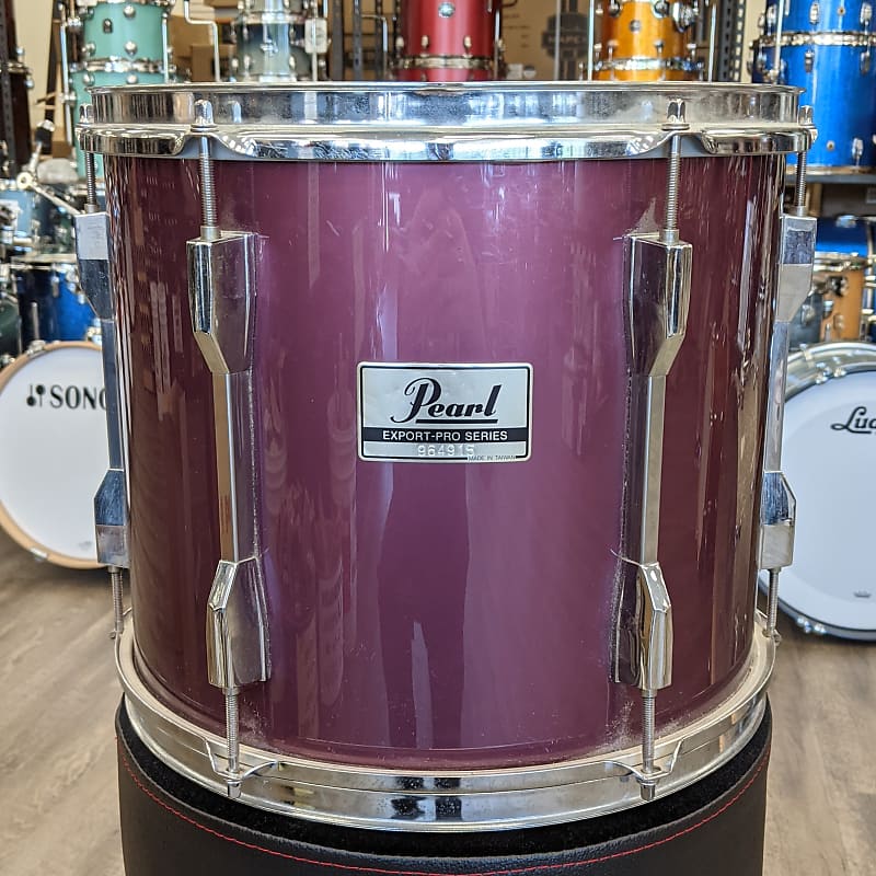 Used Pearl Export-Pro Series 11x13" Tom (1992-1993) Raspberry | Reverb