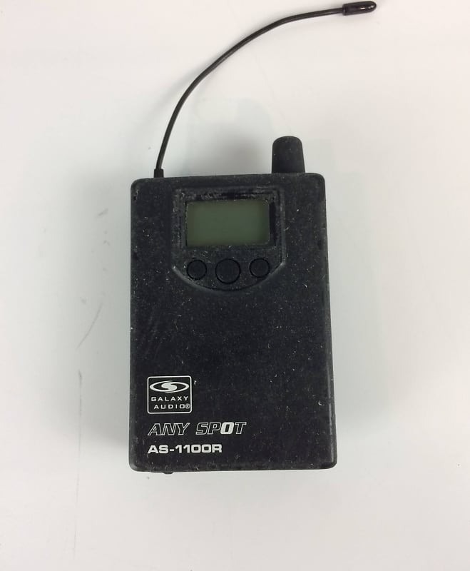 Galaxy Audio AS-1100R Wireless In-Ear Monitor Receiver w/ EB4 | Reverb