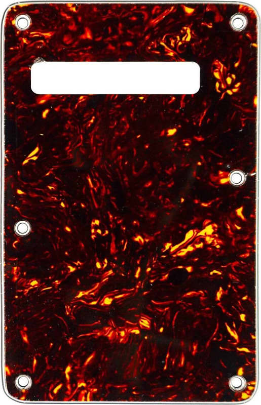 Standard Strat Backplate 3 Ply Red Tortoise | Reverb