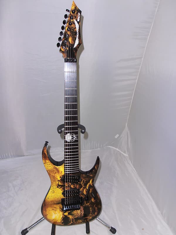 Dean RC7X Rusty Cooley Skullz 7-String in excellent | Reverb UK