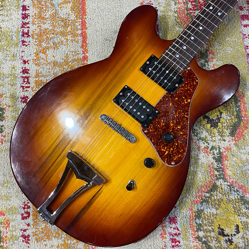 Keener DC Sunburst with PJ Marx Pickups | Reverb
