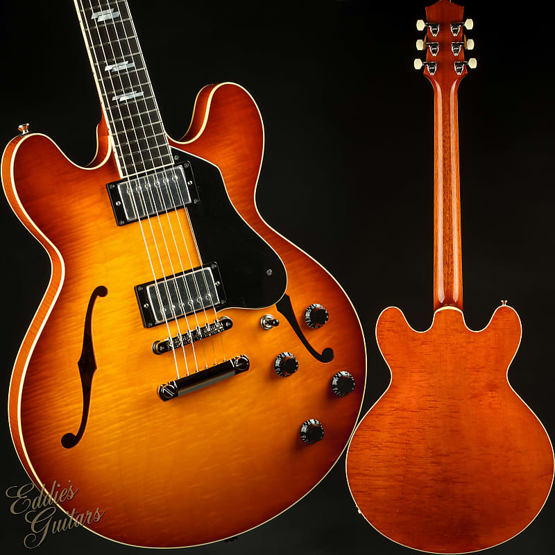 Collings I-35 LC Deluxe Throbaks - Iced Tea Sunburst | Reverb