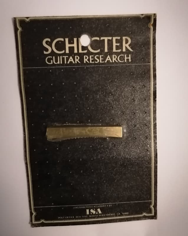 Schecter F020B Brass nut NOS Strat/Tele 1978 | Reverb