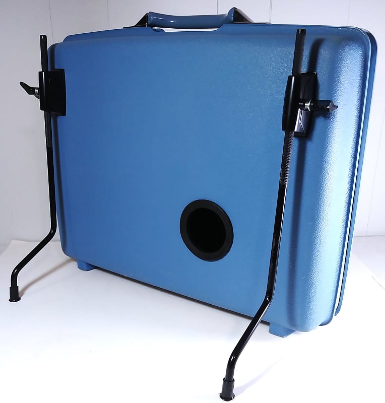 The "Black and Blue" Suitcase Kick Drum / Made by Side Show | Reverb