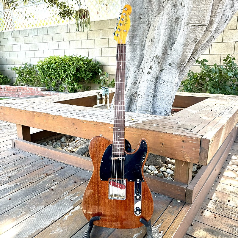 Fender Baritone telecaster partscaster - Mahogany body 27” | Reverb UK