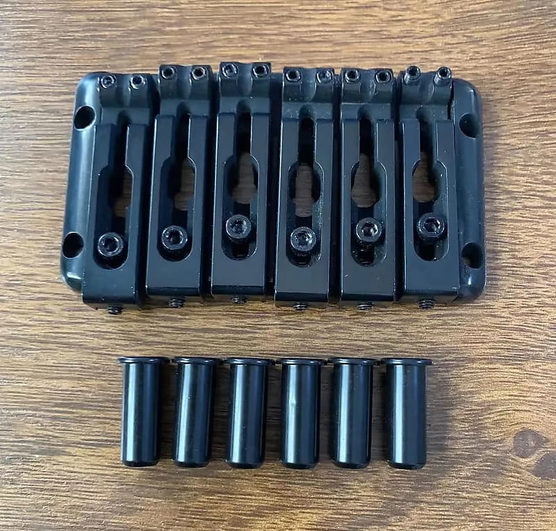 6 String Electric Bass Guitar Bridge in Black | Reverb