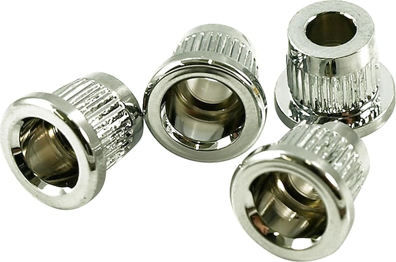 WD Rear Mount String Ferrule Set For Electric Bass Chrome | Reverb