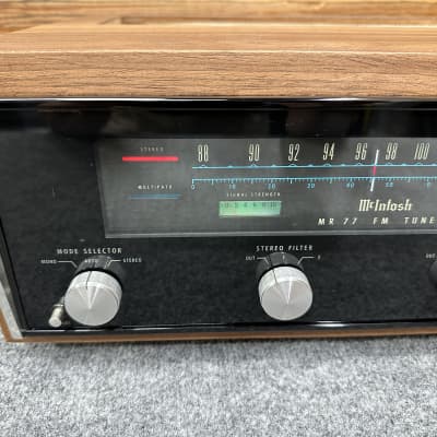 McIntosh MR 77 Stereo Tuner - Woodgrain | Reverb