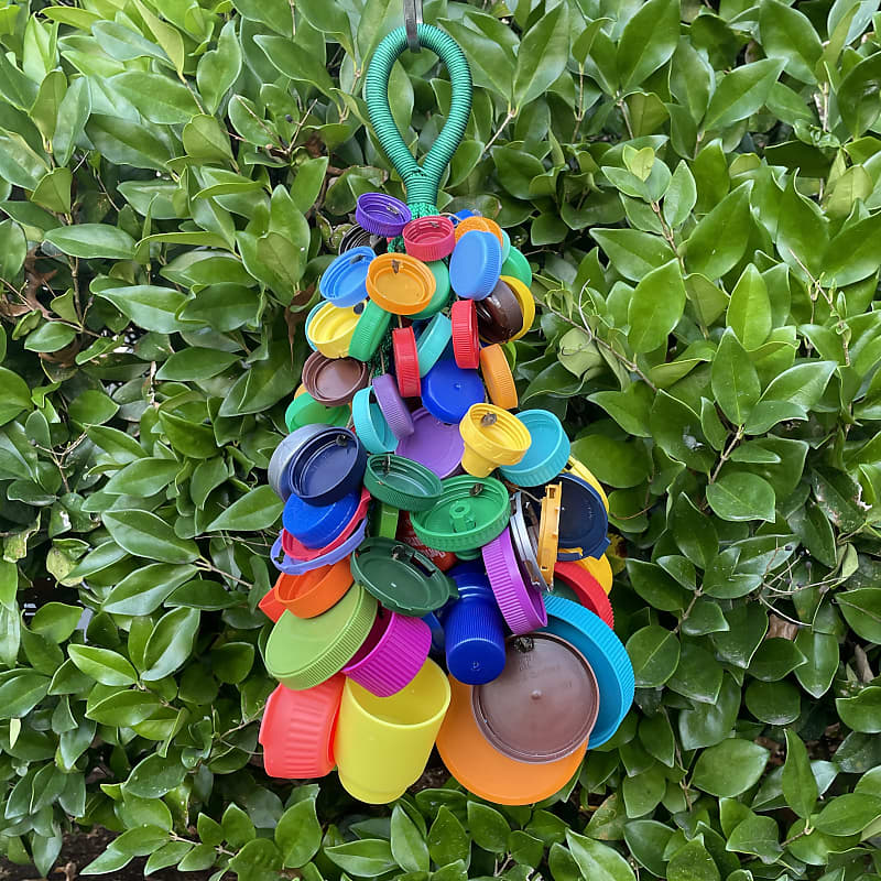 Upcycled Percussion - Extra Large Plastic Bottle Cap | Reverb