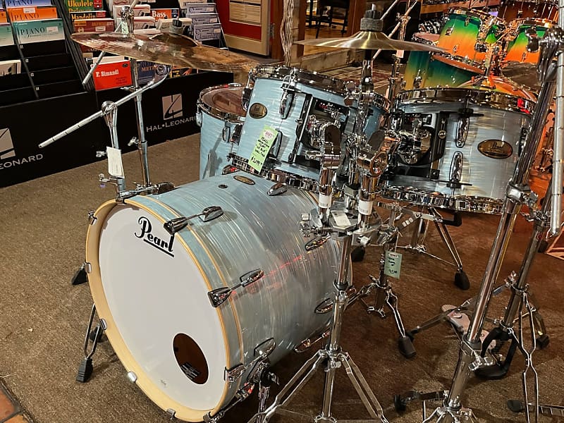 Pearl Session Studio Select 4pc Shell Pack - Ice Oyster Blue | Reverb