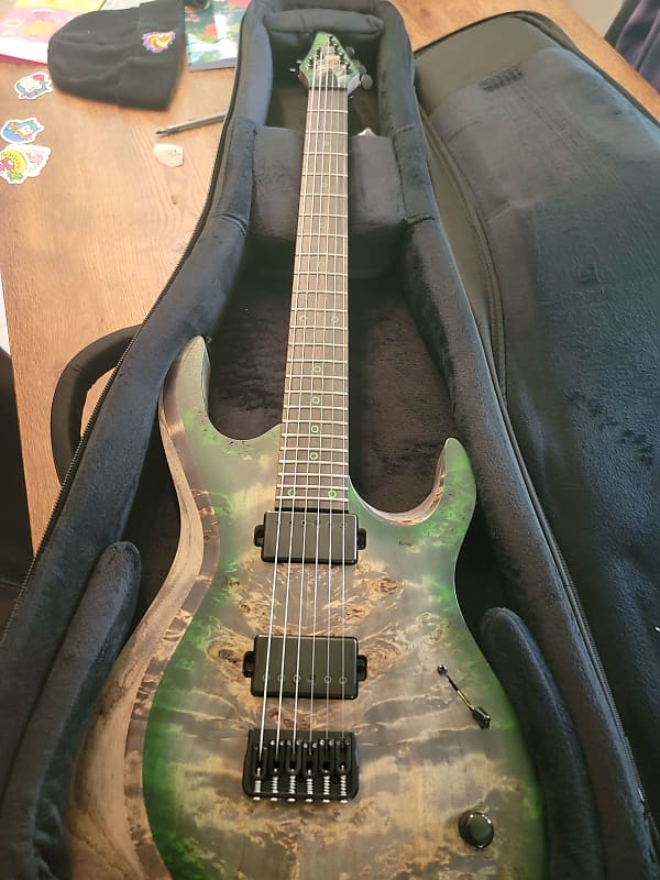 Kiesel Aries 2023 - Green Cali Burst poplar. Antique ash | Reverb