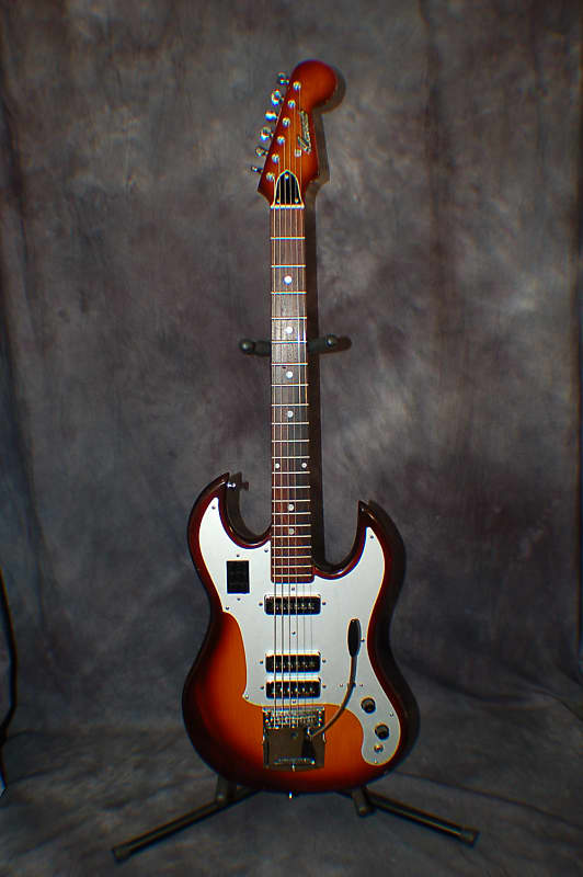 Video Demo 1969 Conrad Baritone 3 Pickup Whammy Pro SEtup | Reverb