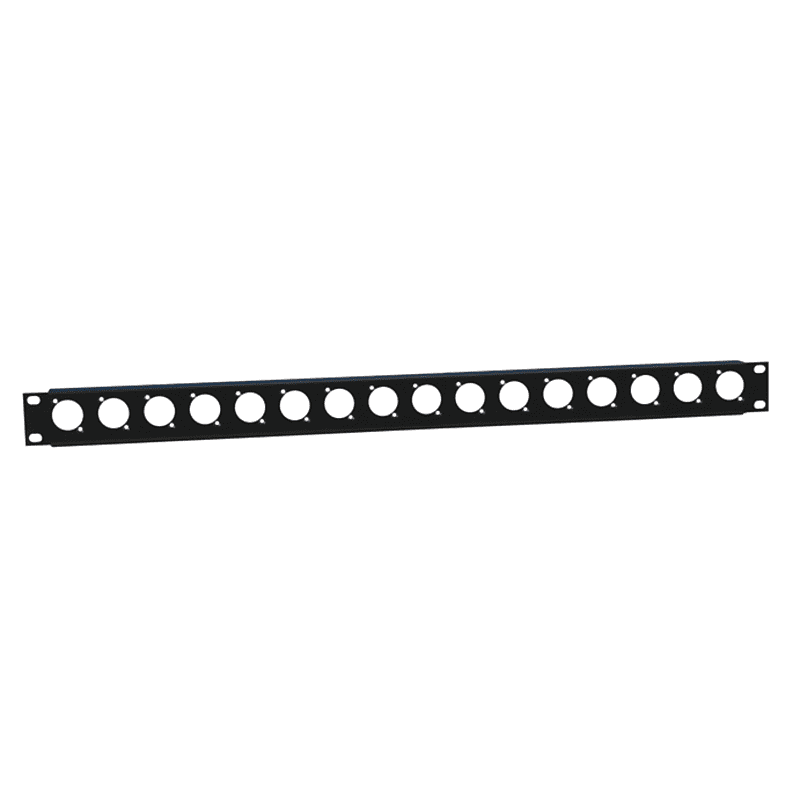 Adam Hall 19" Rack Panel for 16xXLR - 1HU Steel - Rack Panel | Reverb