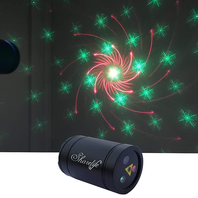 Mini Portable Red Green Laser Gobos Projector Usb Light | Reverb