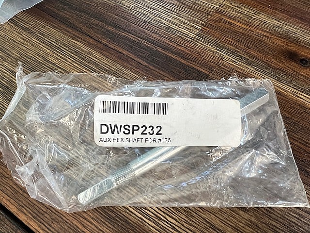 DWSP232 bass drum pedal shaft - NEW | Reverb