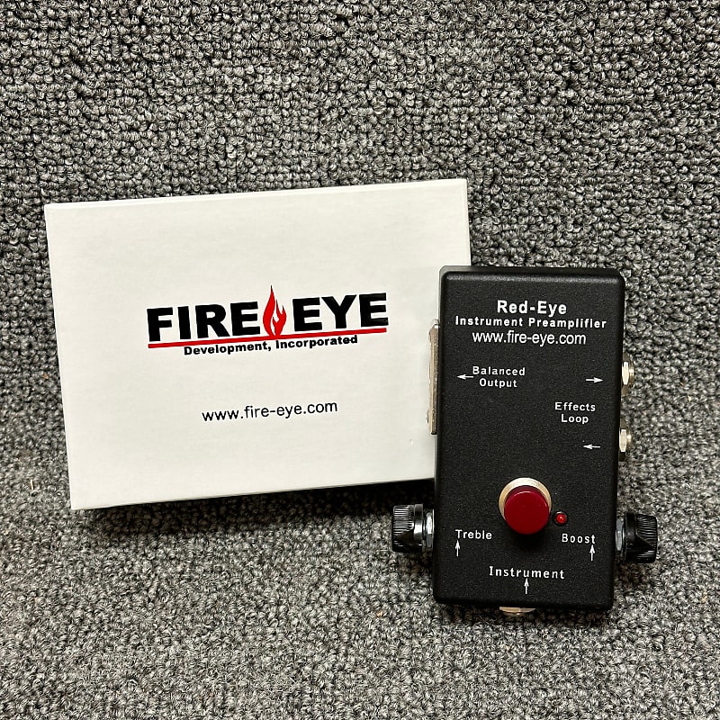 Fire Eye Red-Eye Acoustic Preamp with Boost & DI Out | Reverb