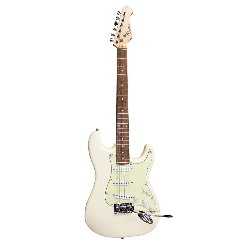 Beaton Legend IV - Electric Guitar Strat-Style White | Reverb