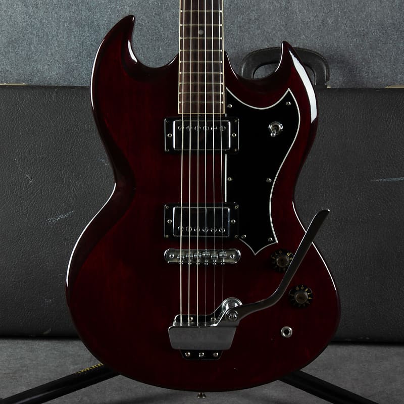 Zenta SG Style Guitar - Red - Hard Case - 2nd Hand | Reverb