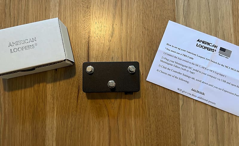 American Loopers Aux Switch 2022 - Black | Reverb