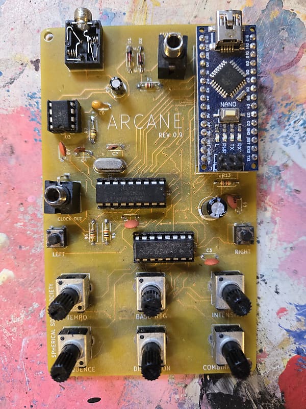 ARCANE A Generative Chiptune FM Drum Synth Fully Assembled | Reverb