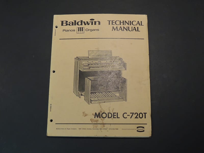 Baldwin Model C-720T Technical Manual [Three Wave Music] | Reverb
