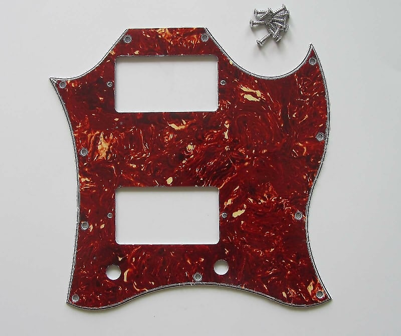 Vintage Tortoise Full Face Pickguard Scratch Plate SG Style | Reverb