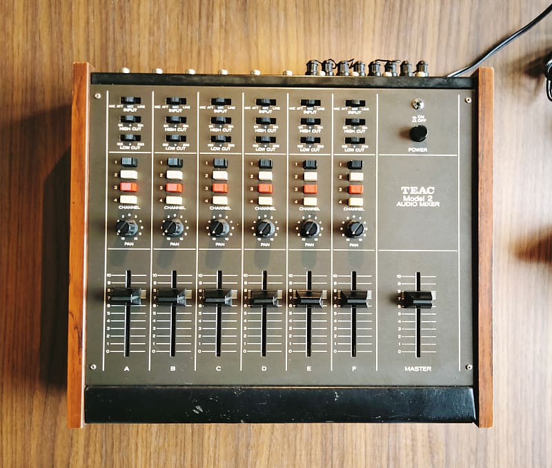 TEAC Model 2 70's vintage mixer - Warm analog flavour | Reverb