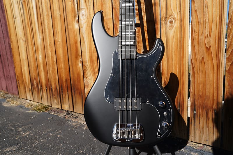 G&L USA Kiloton - Jet Black Satin Frost 4-String Electric | Reverb