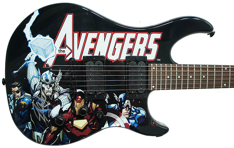 Peavey Marvel Avengers Predator Electric Guitar Signed by | Reverb