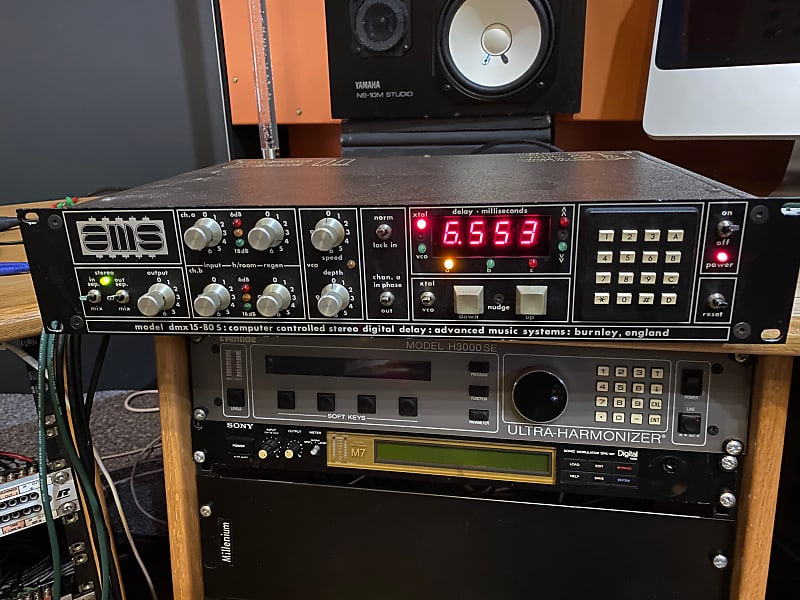 AMS DMX 15-80 S Stereo Digital Delay 1980s Black | Reverb