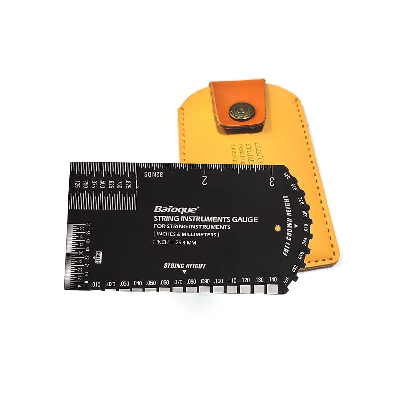 New Guitar Ruler String Action Ruler Gauge Tool, Fret Rocker | Reverb