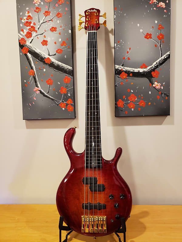 Pedulla Pentabuzz 2001 5 string fretless bass | Reverb