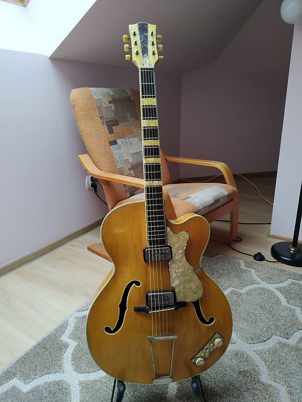 Hofner 455/S/E2 - "President" Jazz archtop guitar from 1960 | Reverb