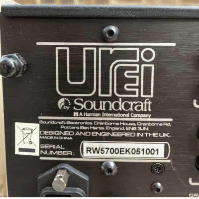 Soundcraft UREI 1620 LE ROTARY MIXER 2001 BLACK/GOLD | Reverb