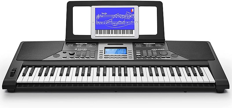 Donner 61 Key Piano Keyboard Kit Touch Sensitive Keyboard | Reverb