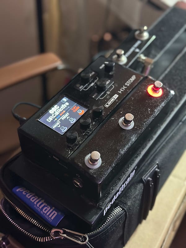 Line 6 Helix Stomp - Black w/ pedaltrain | Reverb