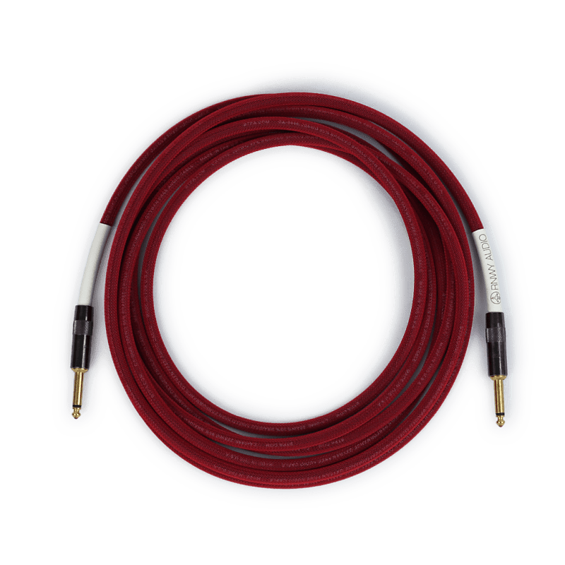 Runway Audio 15ft Red ST-ST Instrument Cable | Reverb