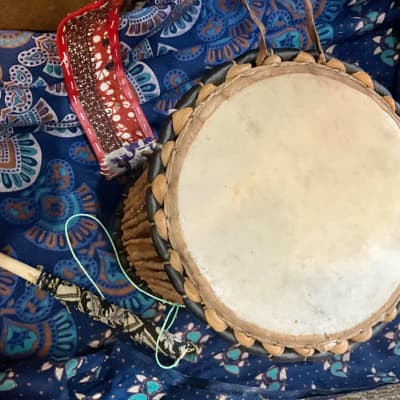 African Gangan Talking Drum w/ Stick | Reverb